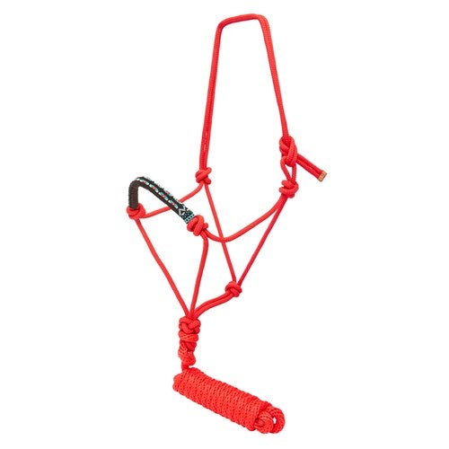 Rope Halter Beaded Nose with Lead | Hartley Equine